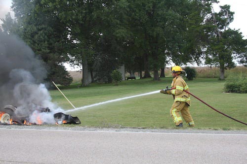 Lawn mower fire in Waterloo - Republic-Times | News