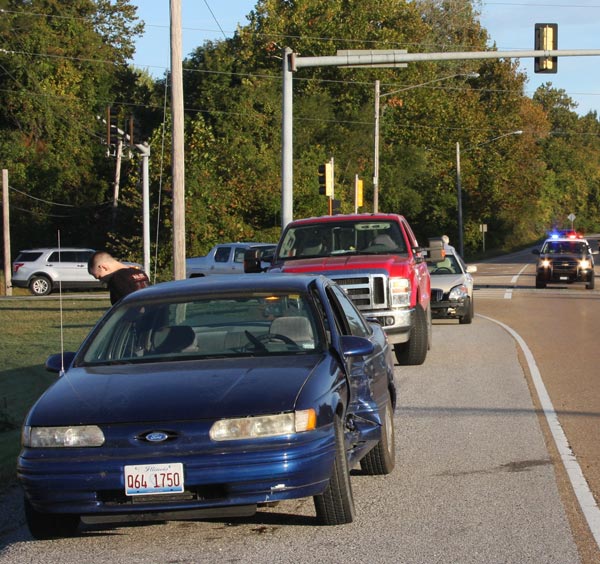 Shattered glass and missing fender at Route 3 accident - Republic-Times ...